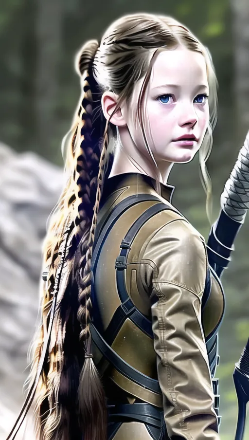 Dopamine Girl A Concept Art Of Mackenzie Foy In Hunger Games