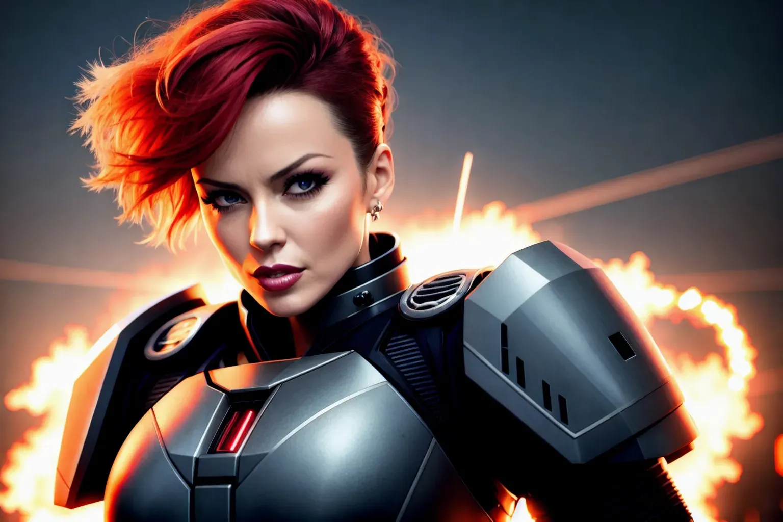 Dopamine Girl - a concept art full body wide shot of, (25 year old ...