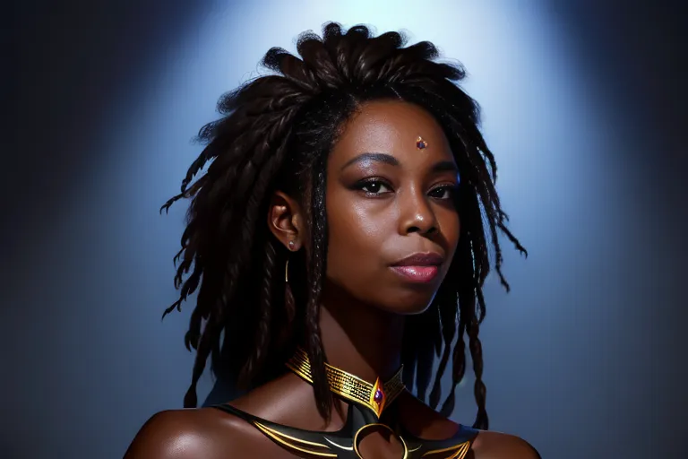 Dopamine Girl - Ebony woman, ((dark skin)), black woman, slave, mood ...