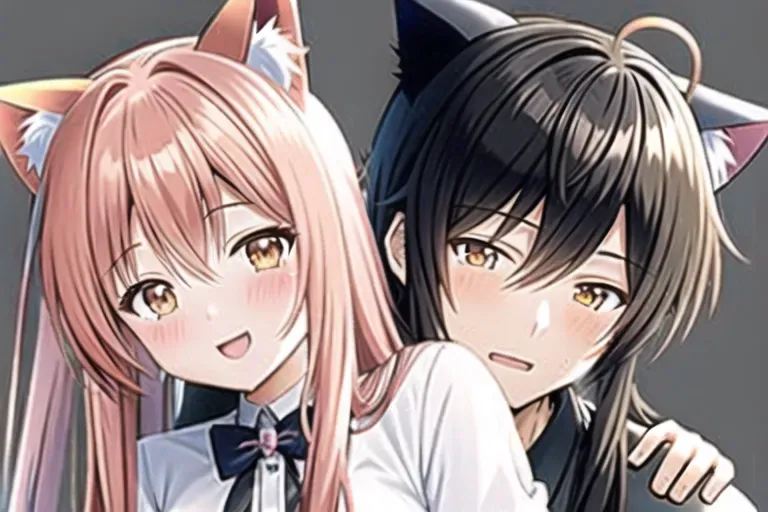 Anime Boy Hugging Girl