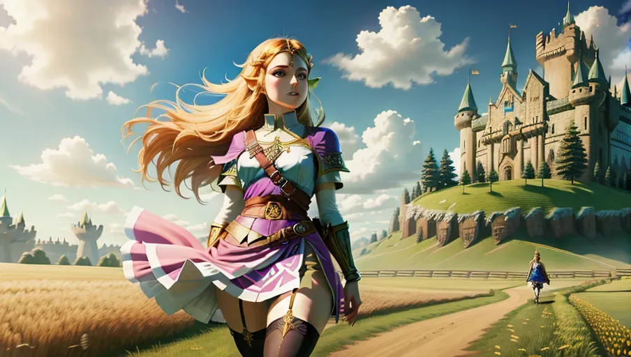 Paper Princess Zelda