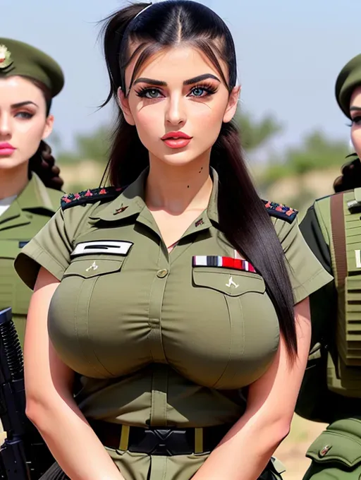 Dopamine Girl Gorgeous Young Albanian Woman Photo Cute Attractive Face Large Wide Doe Eyes