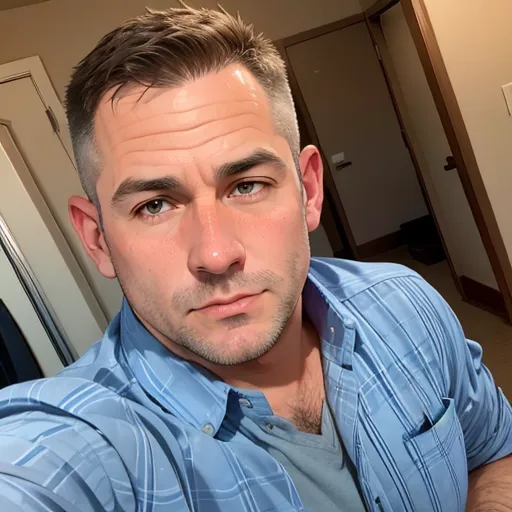 Dopamine Girl - 47 year old man clean shaven selfie, business casual ...