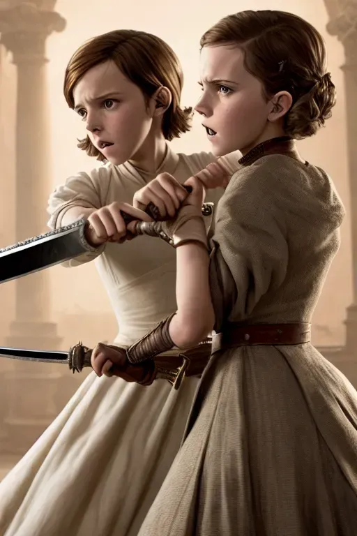 Girls Stabbed By Sword
