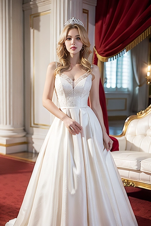 a beautiful ((French)) princess, ((fair skin)), blonde, wear... - AI ...