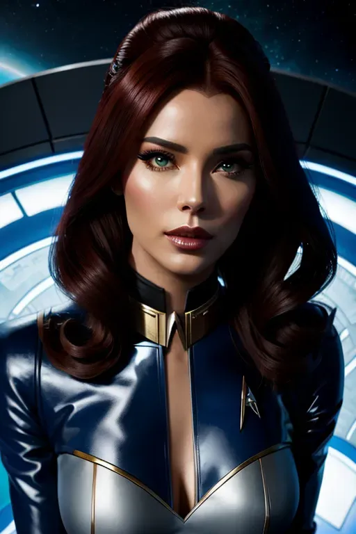 star trek, slut,slave collar, ultra realistic, seductive pos... - AI ...