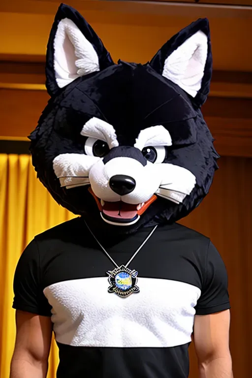 Dopamine Girl - ,mascot wolf head,mascot ,huge bust,fursuit plVOZyPGxyM