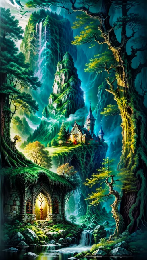 Dopamine Girl Cute Landscape Fairy Tale Calm Atmosphere 2ezjkomkrbr