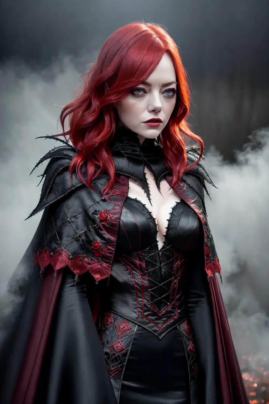 Dopamine Girl - a concept photo of, Emma Stone, Dark and brooding ...