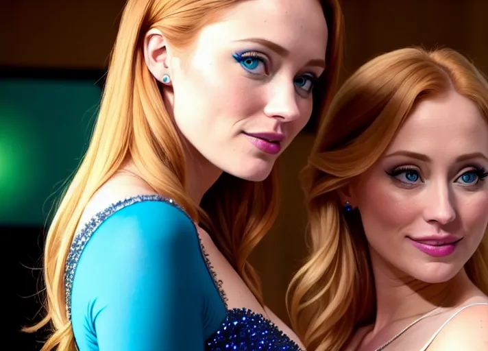 Dopamine Girl - low angle shot beautiful Nordic auburn haired blue eyed ...