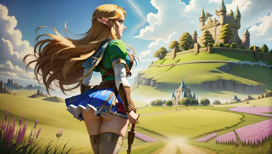 Paper Princess Zelda