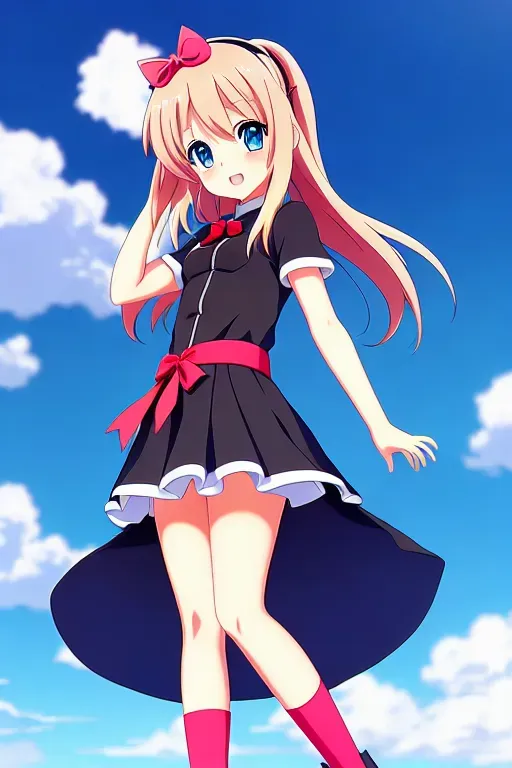 Dopamine Girl - anime, cartoon, cute girl 4AVLROALbyB