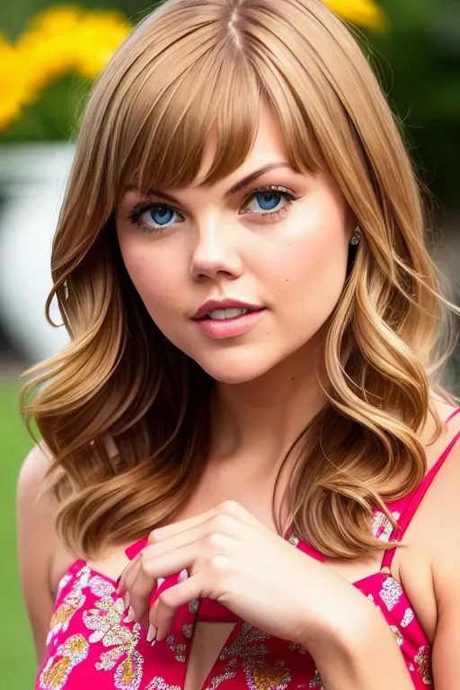 Dopamine Girl Medium Long Shot Photograph Of Aimee Teegarden