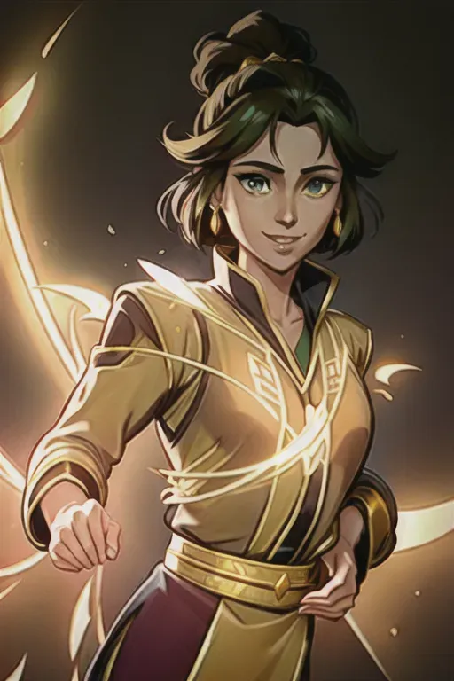 Dopamine Girl - arcane style, 1girl, portrait, detective female ...