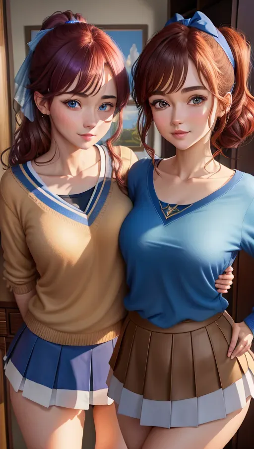 Dopamine Girl Yuri Best Quality Dressed In Ravenclaw Clothing