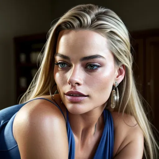 Dopamine Girl - wide portrait shot of a maximum ultra fine detail and ...