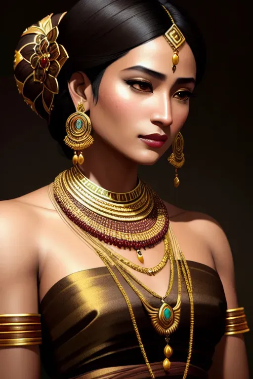 Dopamine Girl Full Body Low Angle An Illustration Of An Ethnic