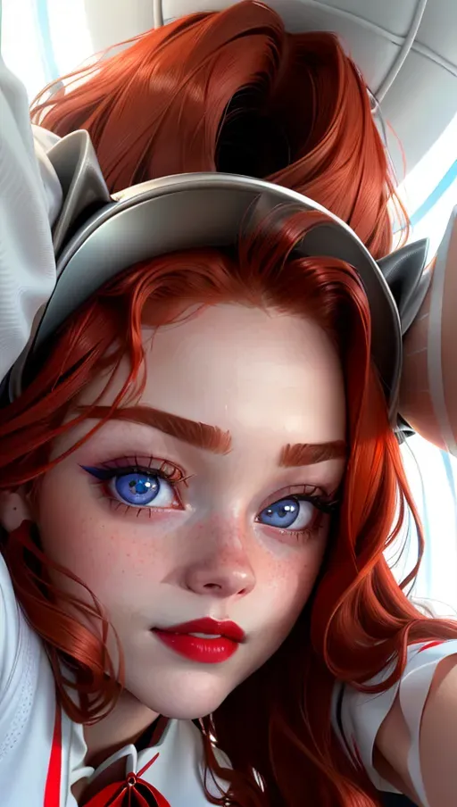 Dopamine Girl Extreme Close Up 1 5 From Below 1 5 Selfie 1 5