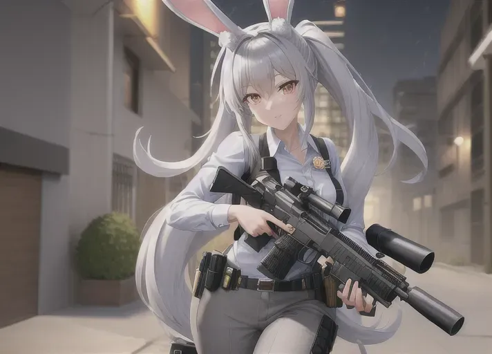 Cool Anime Guys With Guns