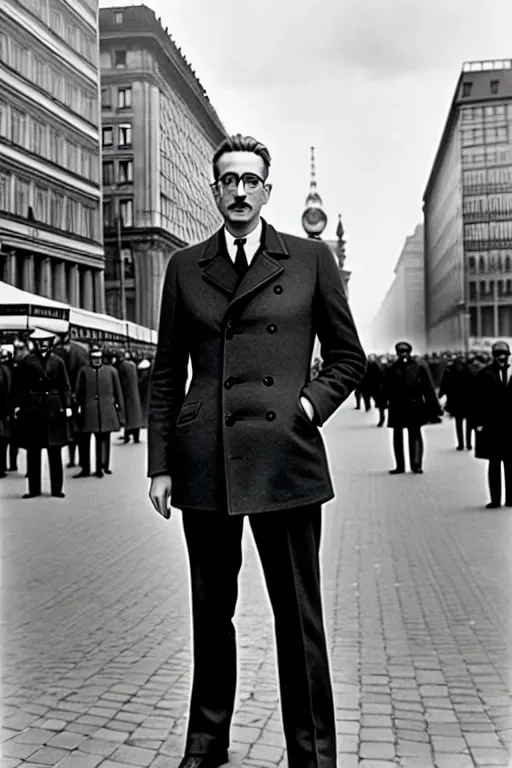 Dopamine Girl - a picture of anton drexler in berlin standing in ...