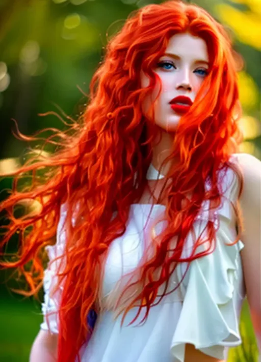 Pretty Girls With Natural Red Hair And Blue Eyes