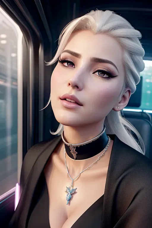 a digital art of,elsa,wearing priest clothes,kneeing,in the ... - AI ...