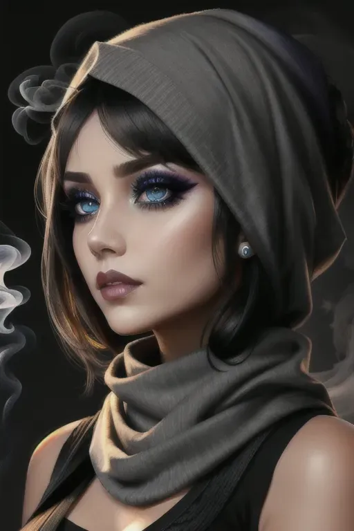 Dopamine Girl - woman eye with mystical look, woman eye, dramatic eye ...