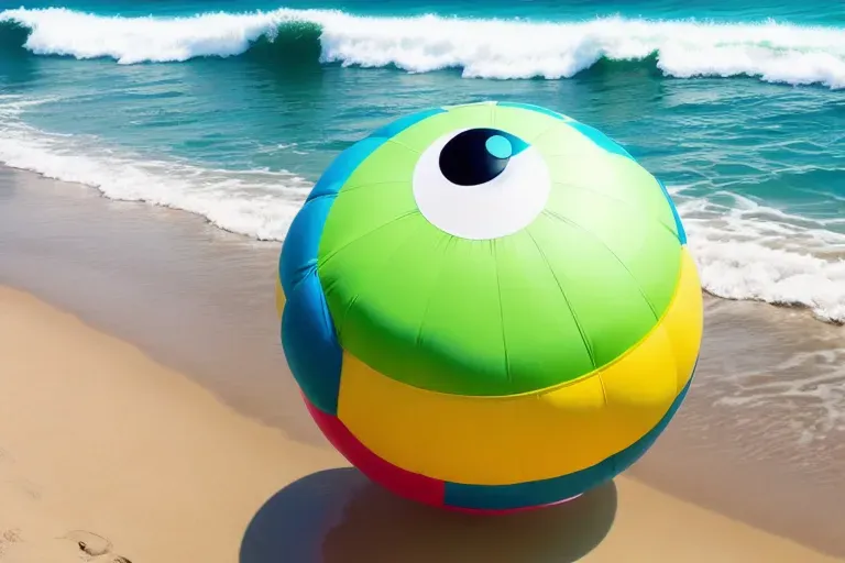 Dopamine Girl - a beach ball monster kmx866MYzY6