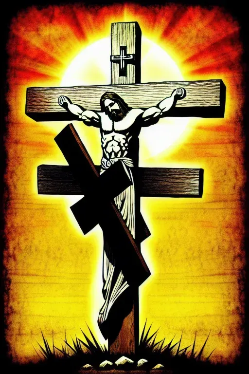 Dopamine Girl - Jesus Christ, Cross, Heavy Cross, Carrying Cross, buff ...