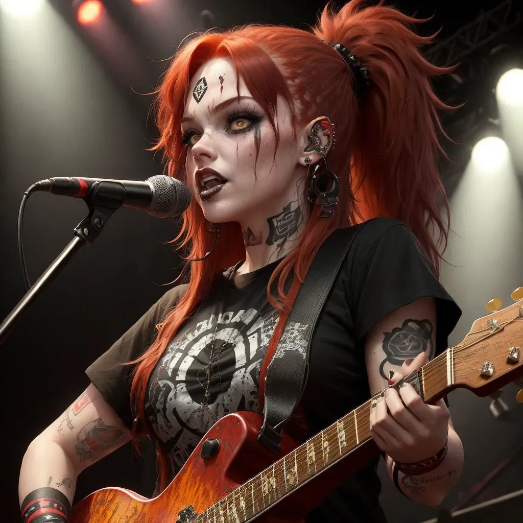Cute Metalhead Girl