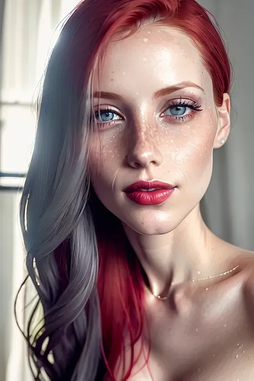 Dopamine Girl Olivia A Thin White Pale Skinned Woman With Freckles
