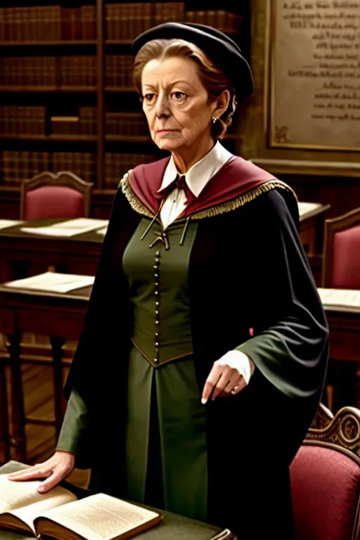 Dopamine Girl - hogwarts, minerva mcgonagall, full body, in classroom ...