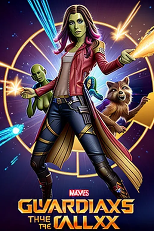 Dopamine Girl - The character Nicholette gold from the guardians of the ...