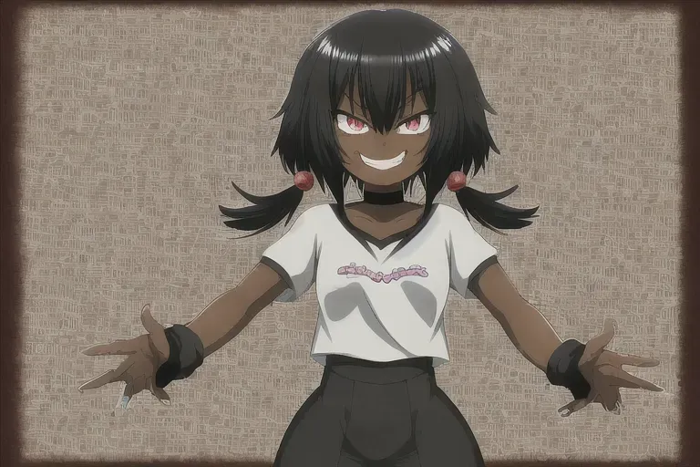Black Skinned Anime Girl