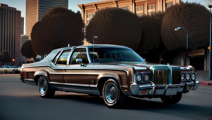 8k High resolution artistic photography of the 1973 Ford LTD... - AI ...