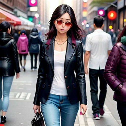 Dopamine Girl - Invisible clothes, women, walk in public, embarrassed ...