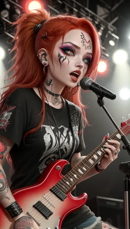 Cute Metalhead Girl