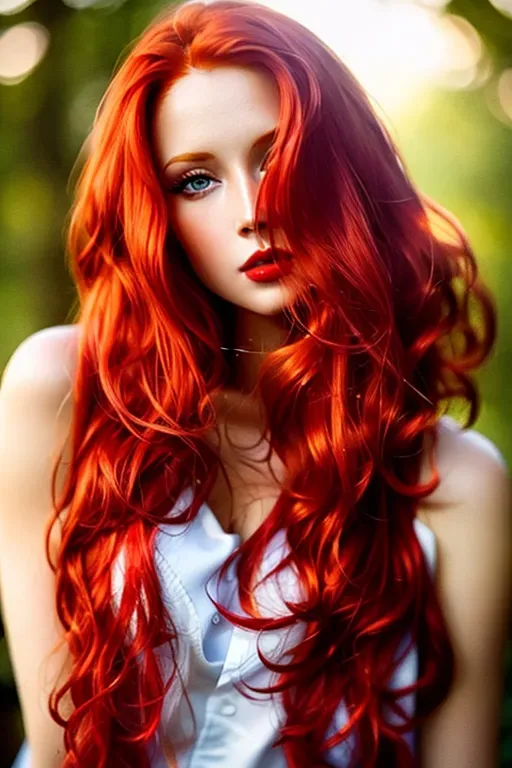 Pretty Girls With Natural Red Hair And Blue Eyes