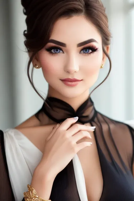 Masterpiece, Hyper detailed face, wearing slutty sexy colorf... - AI ...